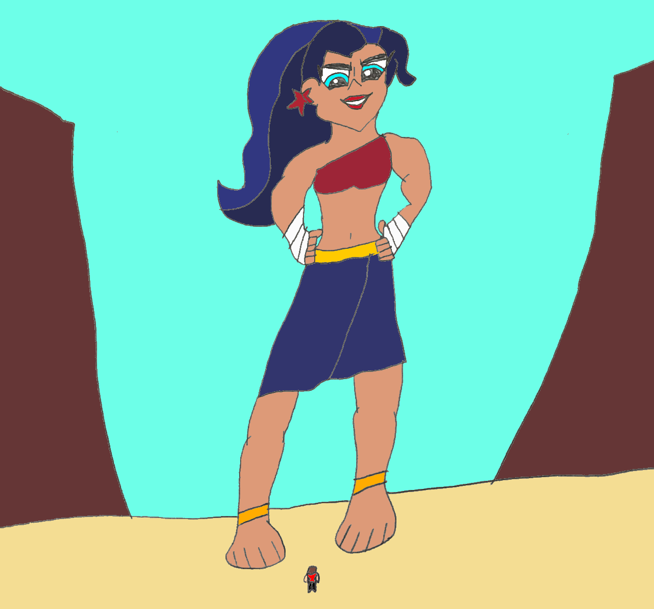 Training With A Giantess Amazon by SuperSaiyanPlusUltra on DeviantArt