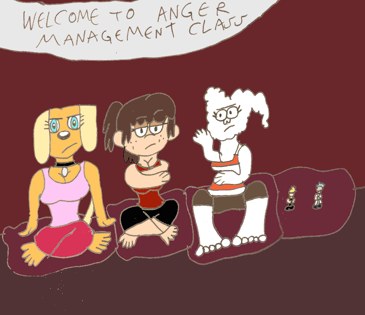 Anger Management Class by SuperSaiyanPlusUltra on DeviantArt