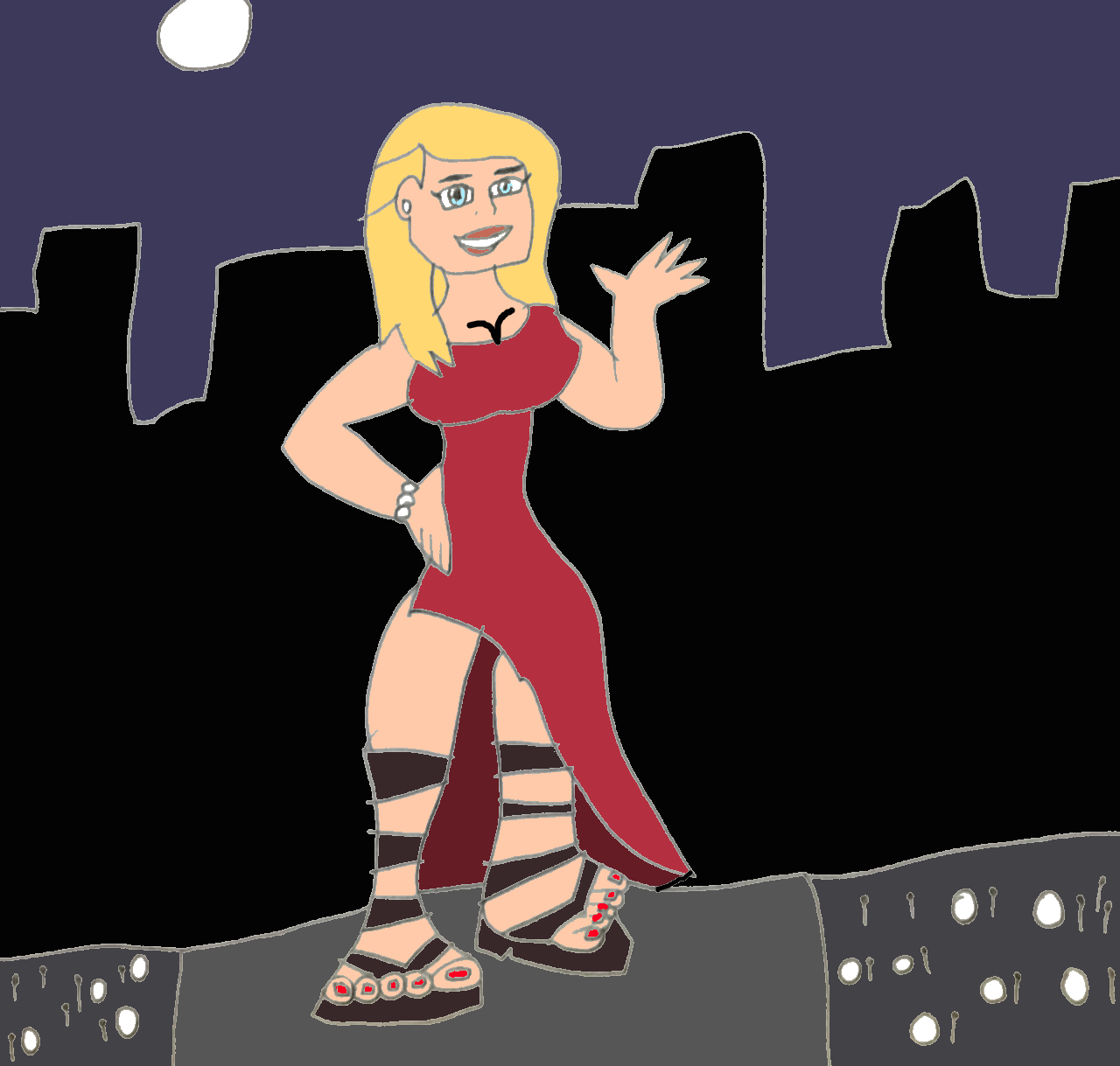 Giantess Jennifer Nocturne by SuperSaiyanPlusUltra on DeviantArt