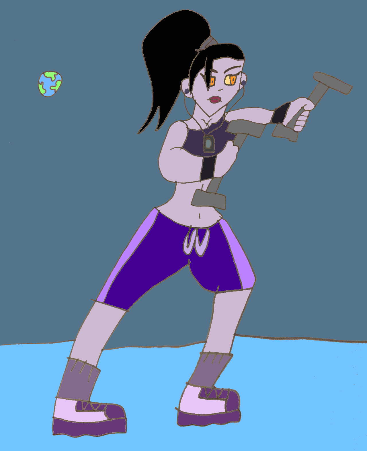 Eris Excerizing Rotune by SuperSaiyanPlusUltra on DeviantArt