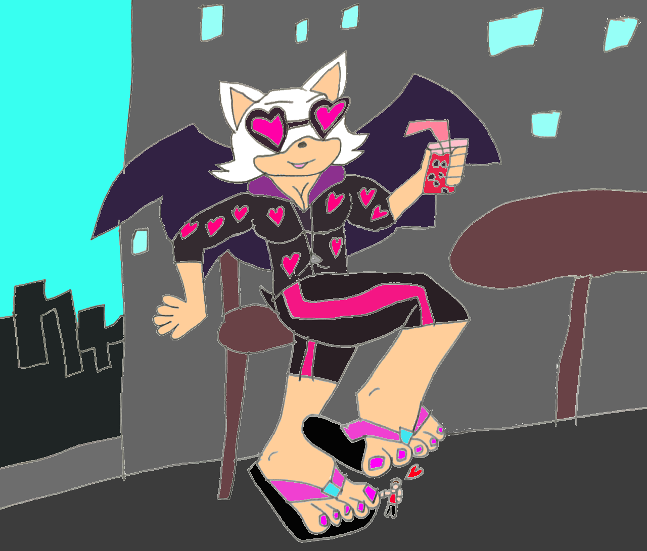 Day Out With Giantess Rouge by SuperSaiyanPlusUltra on DeviantArt