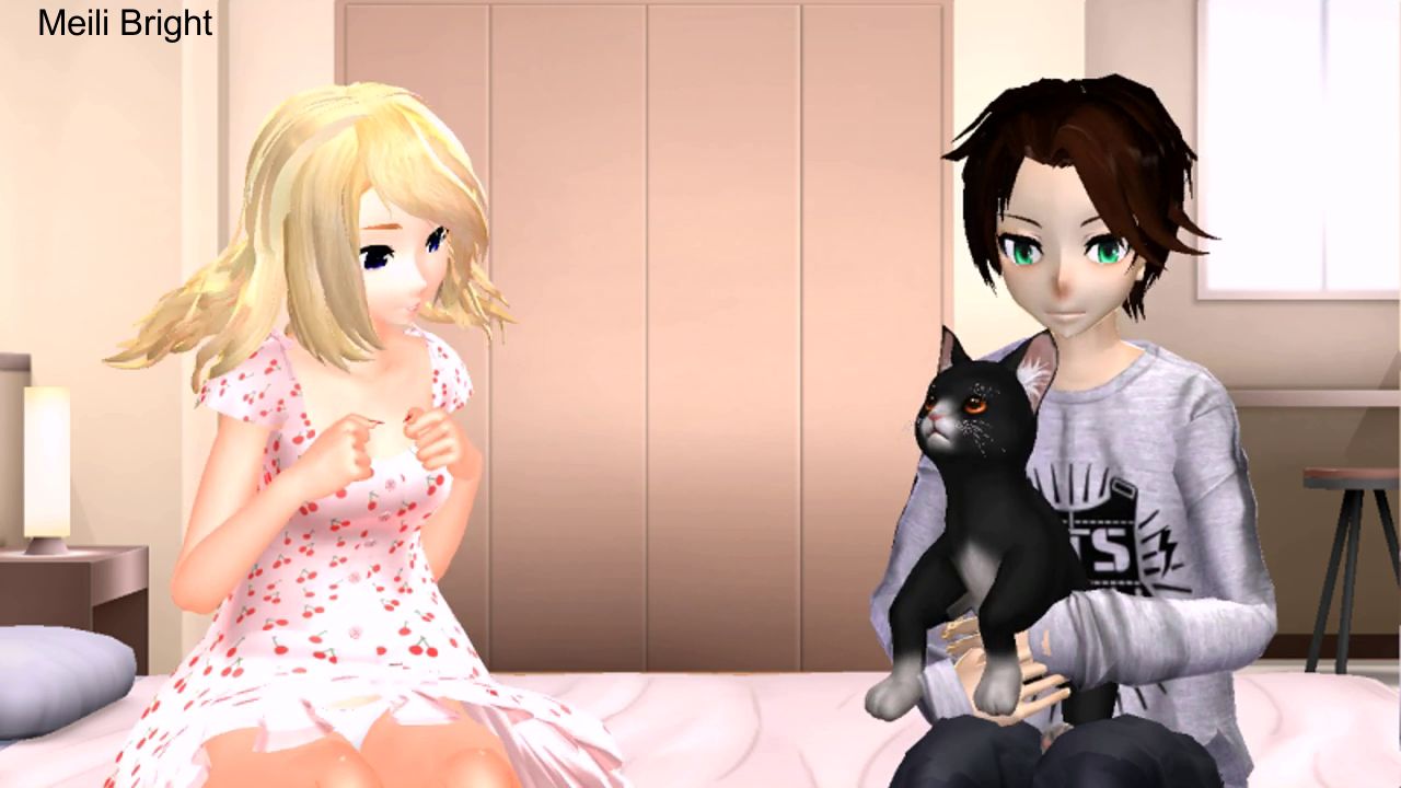 (Mmd) Cat Says I Love You {Original Motion DL} by Meili-Bright on ...