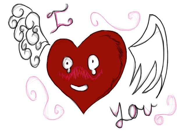 Cartoon heart by NeptuniaStrange on DeviantArt