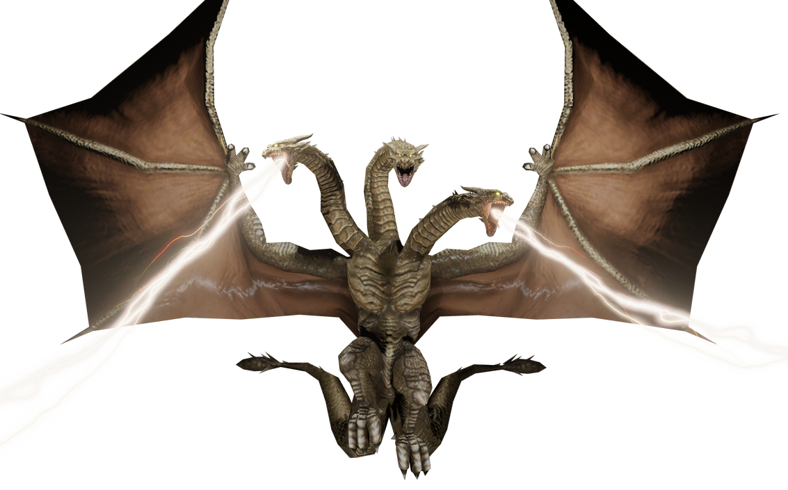 Ghidorah the ride FBX/XPS by maguma-sama on DeviantArt