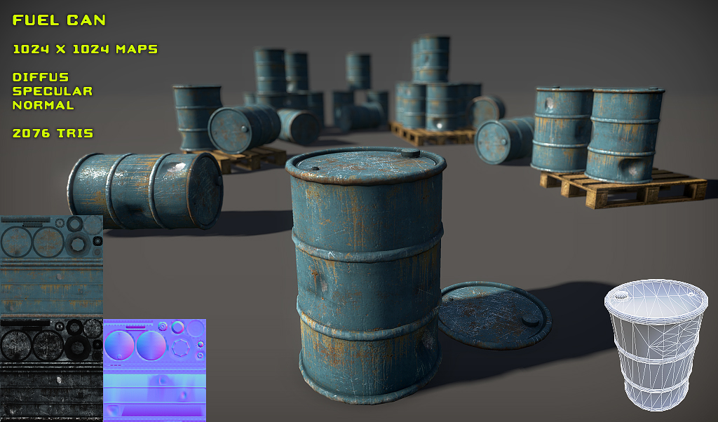 Free Fuel Can Pack by Yughues on DeviantArt