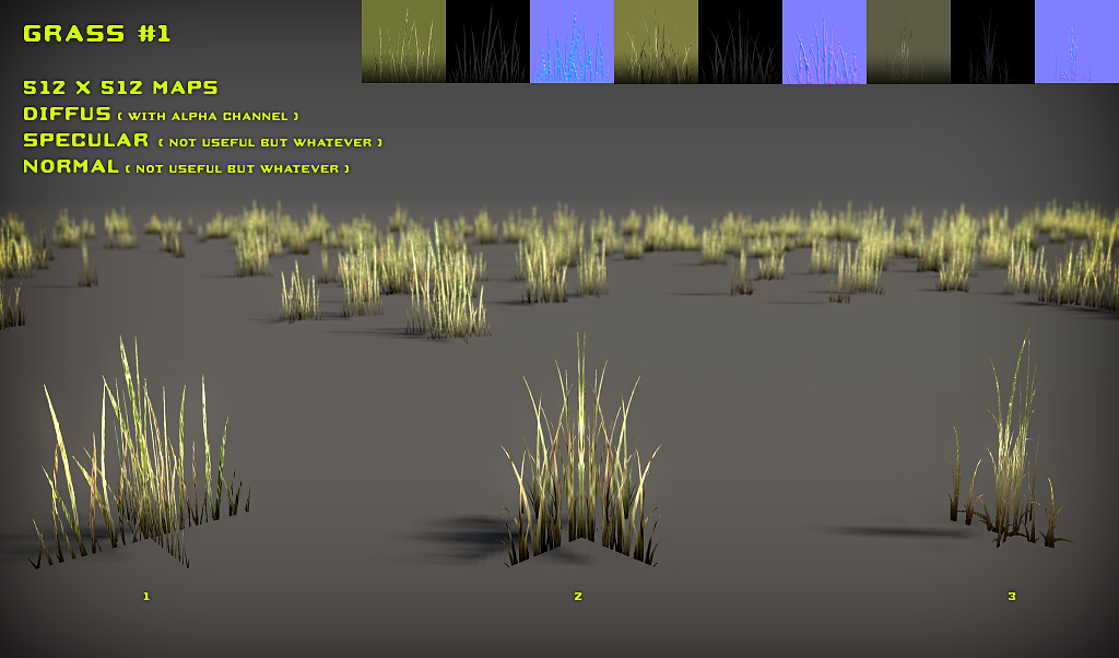 Free Grass Pack by Yughues on DeviantArt