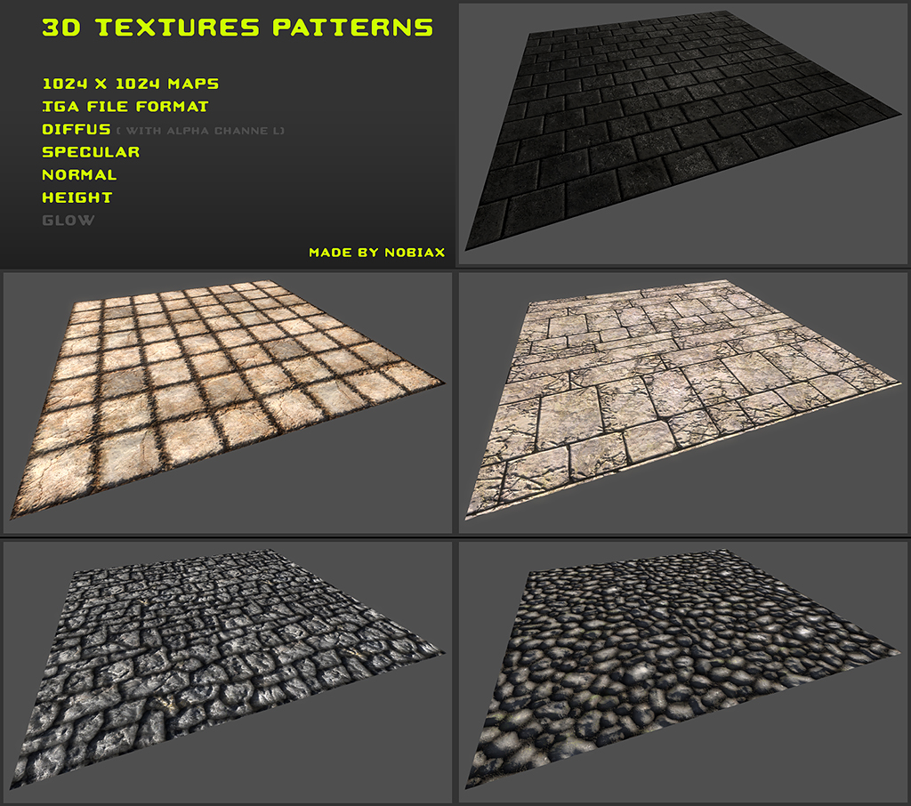 Free 3D textures pack 06 by Yughues on DeviantArt