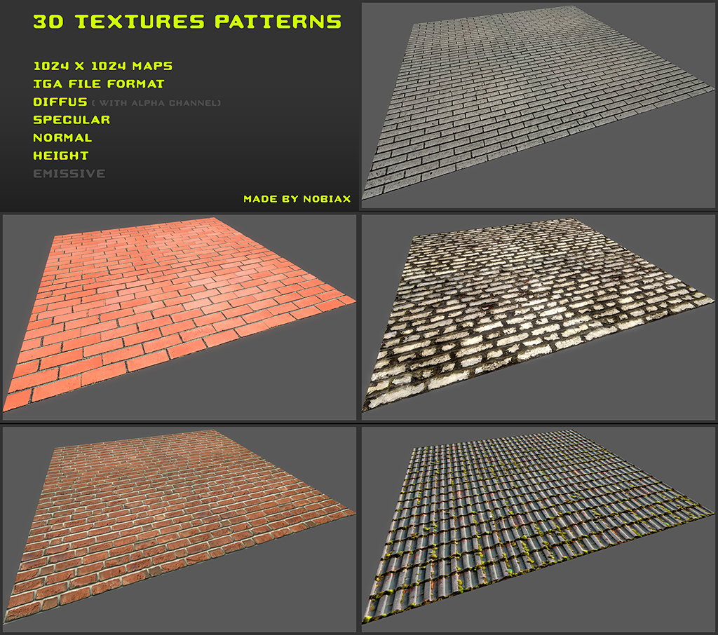 Free 3D textures pack 19 by Yughues on DeviantArt
