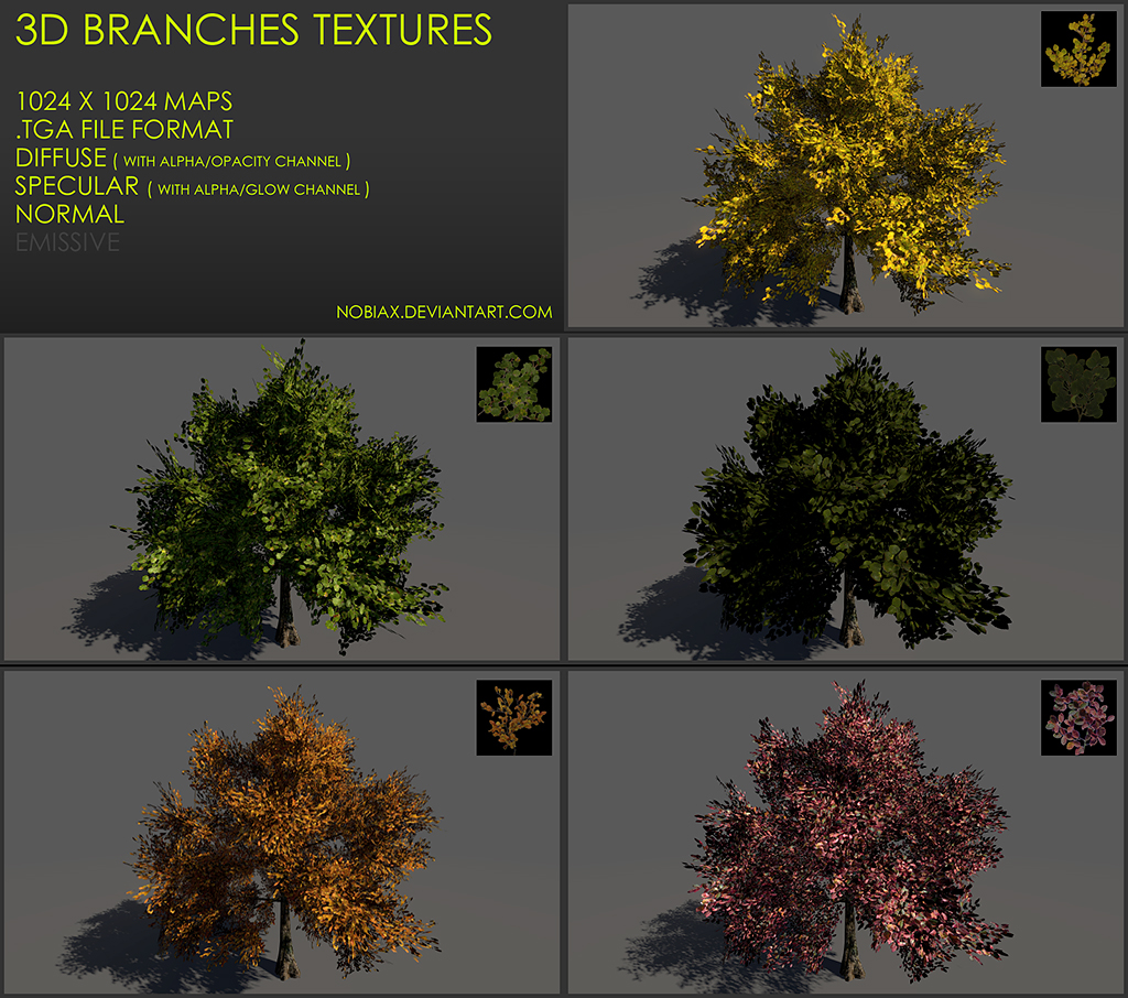 Free 3D branches textures 01 by Yughues on DeviantArt