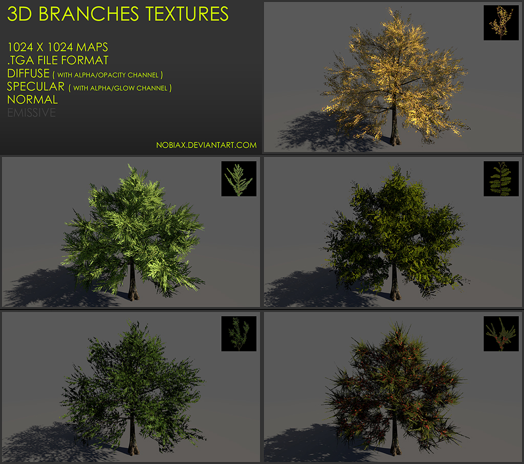 Free 3D branches textures 03 by Yughues on DeviantArt