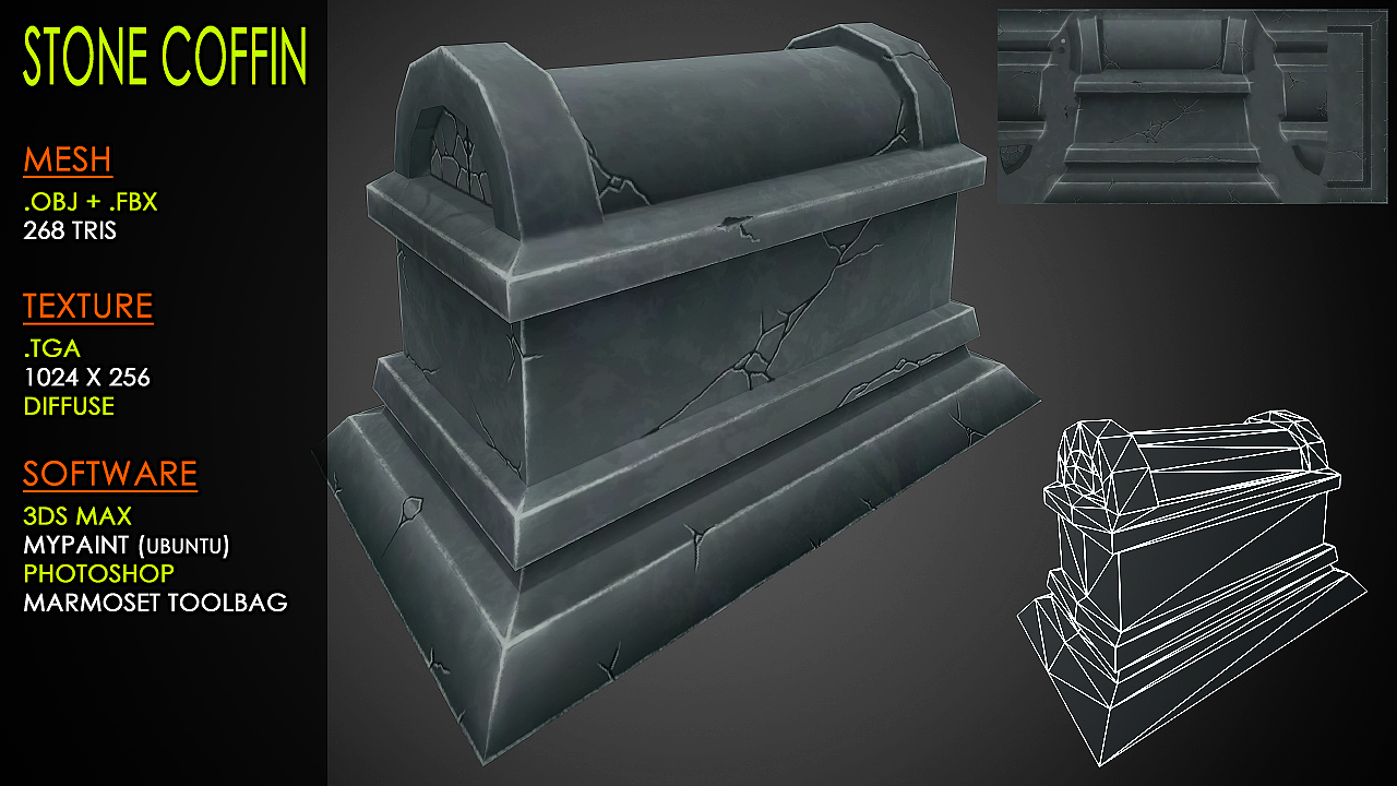 Stone Coffin by Yughues on DeviantArt