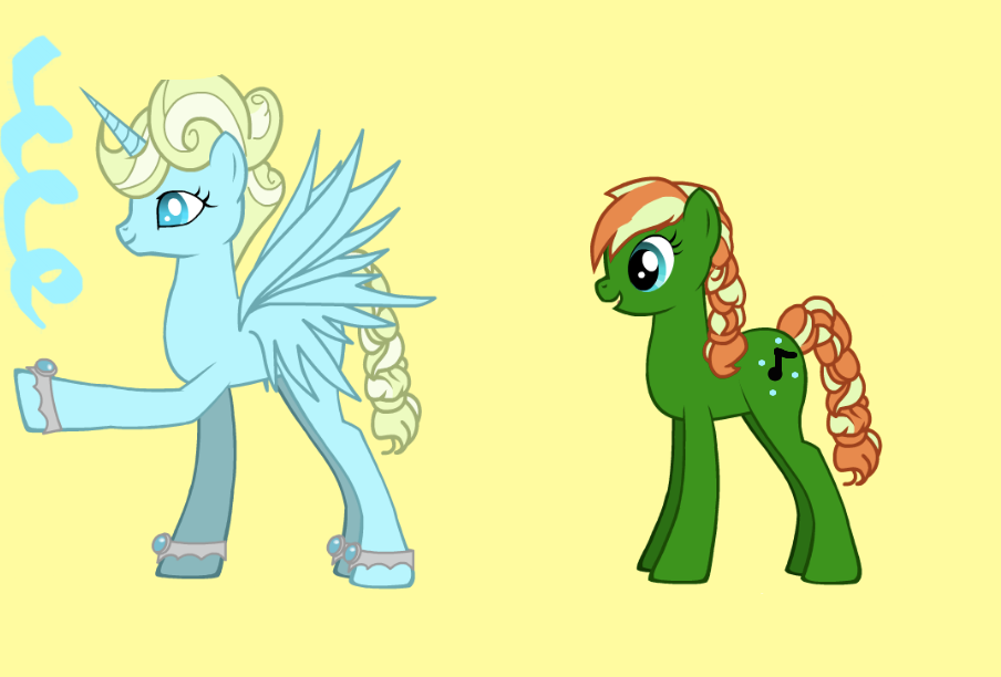 Elsa + Anna ~ (Mlp Form)~ Frozen by HorseLuver888 on DeviantArt