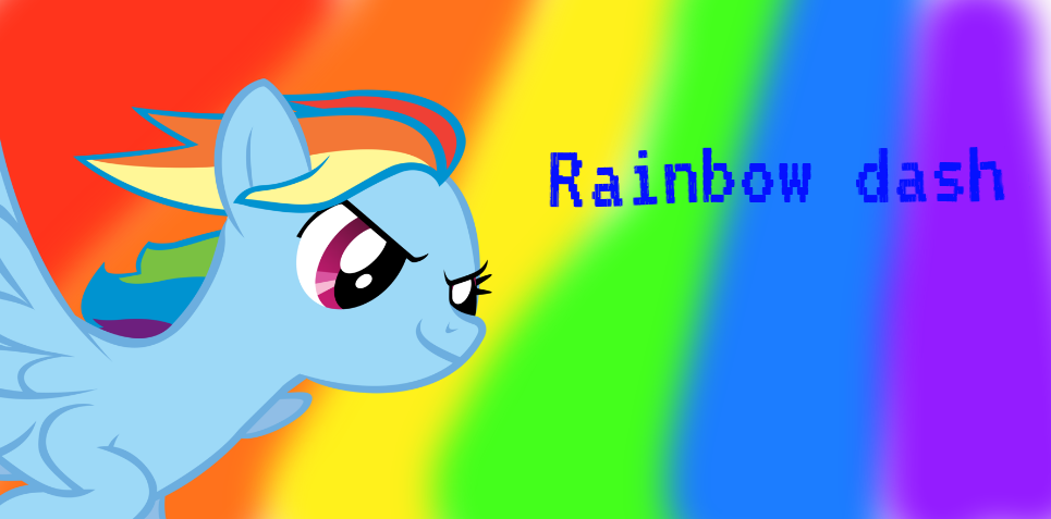My wallpaper of rainbow dash by paintkirbyfan on DeviantArt