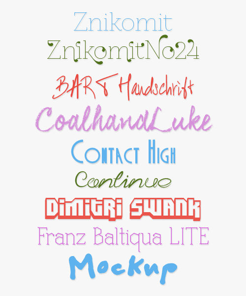 Font Pack 9 by NouNou01 on DeviantArt