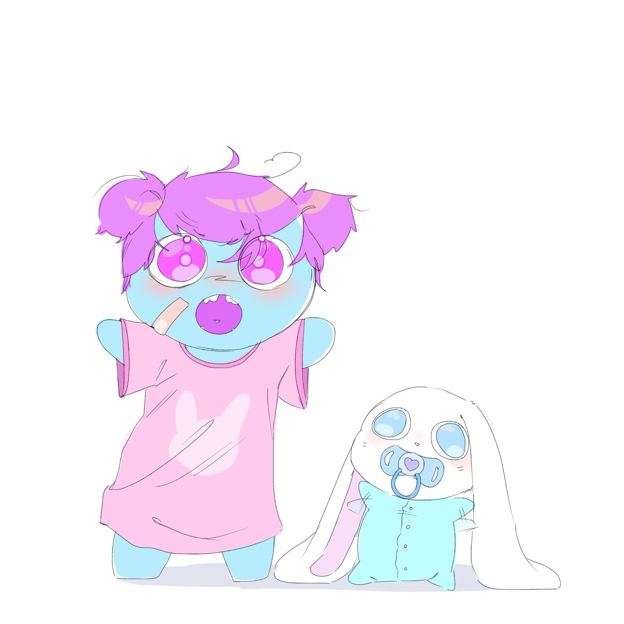 Pibby and Bunbun but Babies by The-king-zhaul on DeviantArt