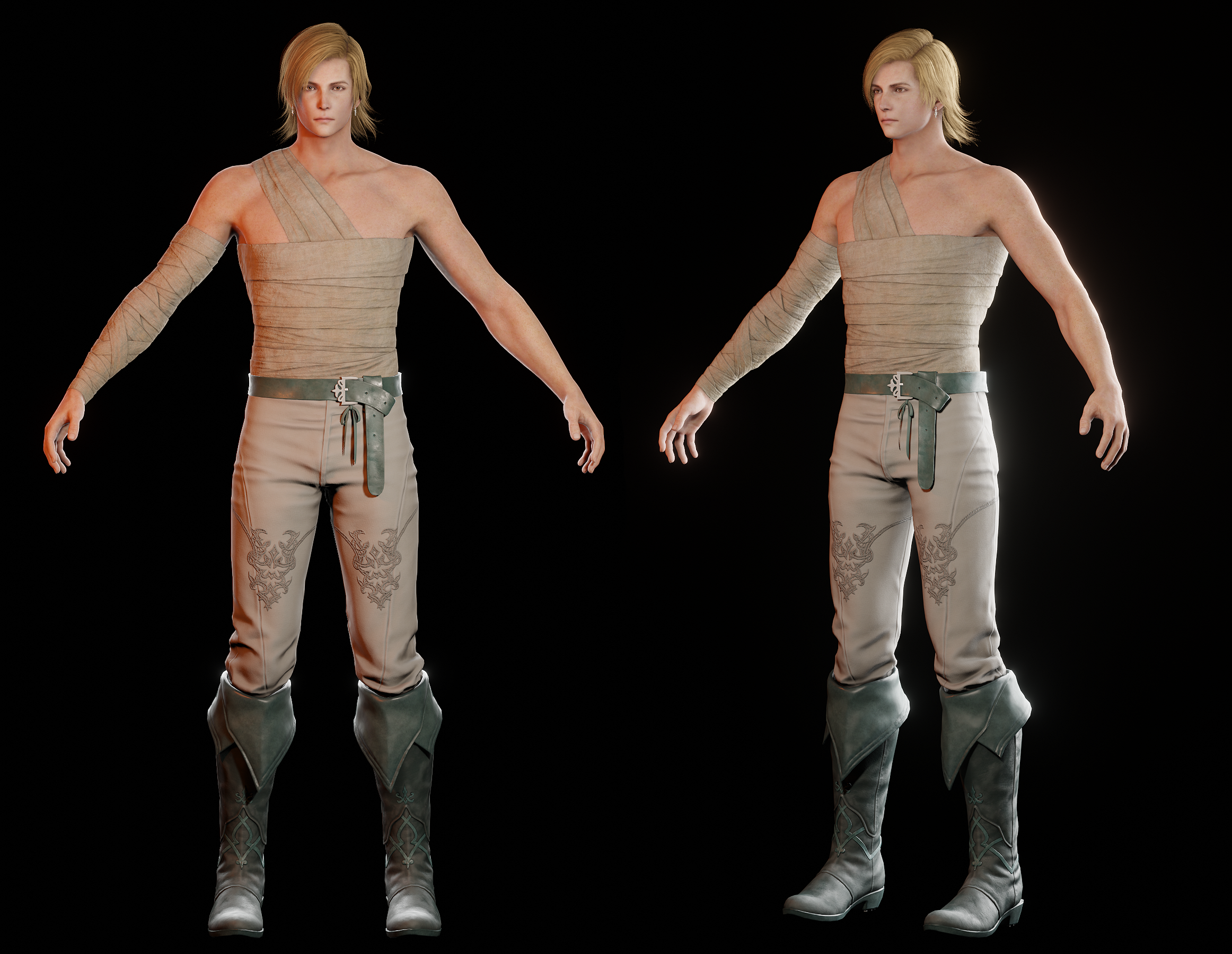 Shirtless Dion - Blender model by Shizuru117 on DeviantArt