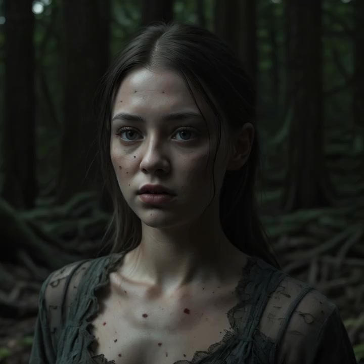 EJ scared in the woods by EmyJade on DeviantArt