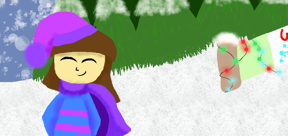 Frisk Winter in Snowdin by Macktilla on DeviantArt