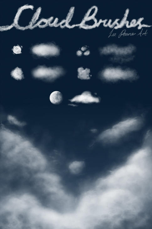 Cloud Brushes by para-vine on DeviantArt