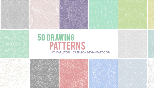 50 Drawing Patterns by Carllton on DeviantArt