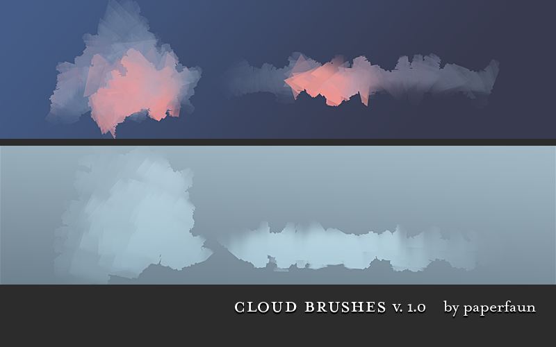 Cloud Brushes by PaperFaun on DeviantArt