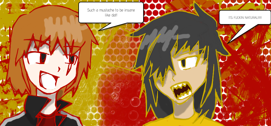 Red vs Yellow(?) by thelightningdolt on DeviantArt