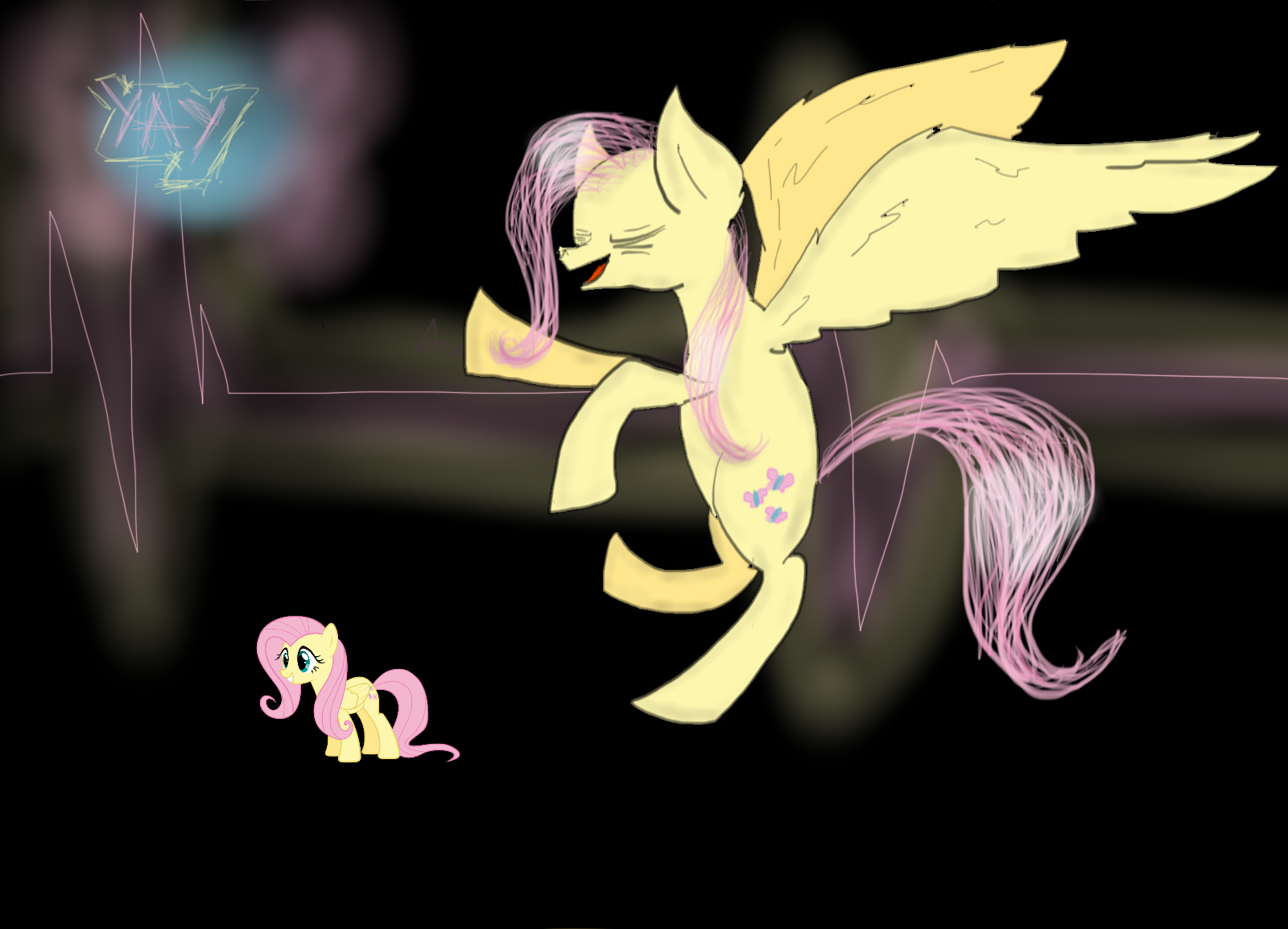 Fluttershy YAY by PyroTechness on DeviantArt