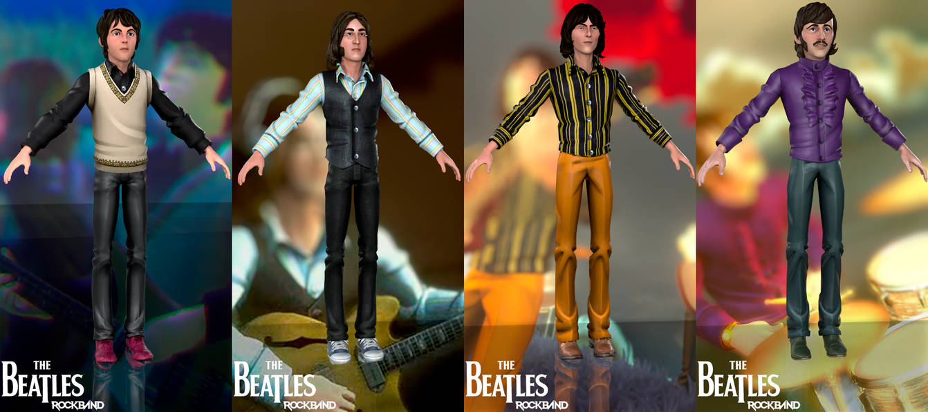 The Beatles: Rockband - Character Pack 1968 by tanderiz on DeviantArt