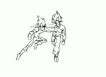 Goku and Vegeta fight by HarryPatridge on DeviantArt