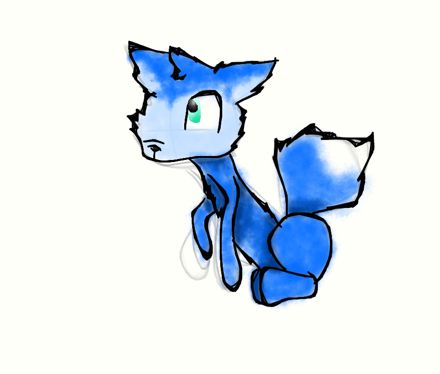 Blue wolf by MyebiFan123 on DeviantArt
