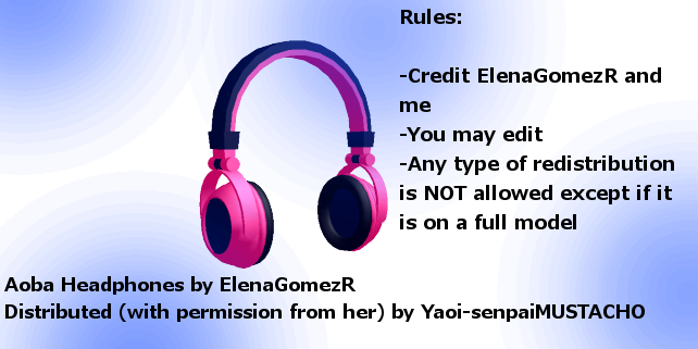 MMD Aoba's Headphones for DL by MarsKatt on DeviantArt