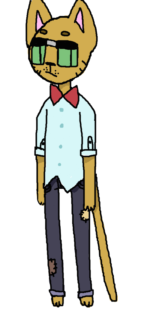 A hipster cat named Max by Lucythelittleproxy on DeviantArt