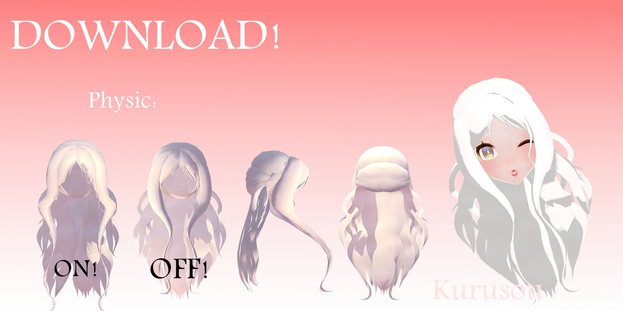 Download Cute Hair [ MMD] by Kurusou on DeviantArt