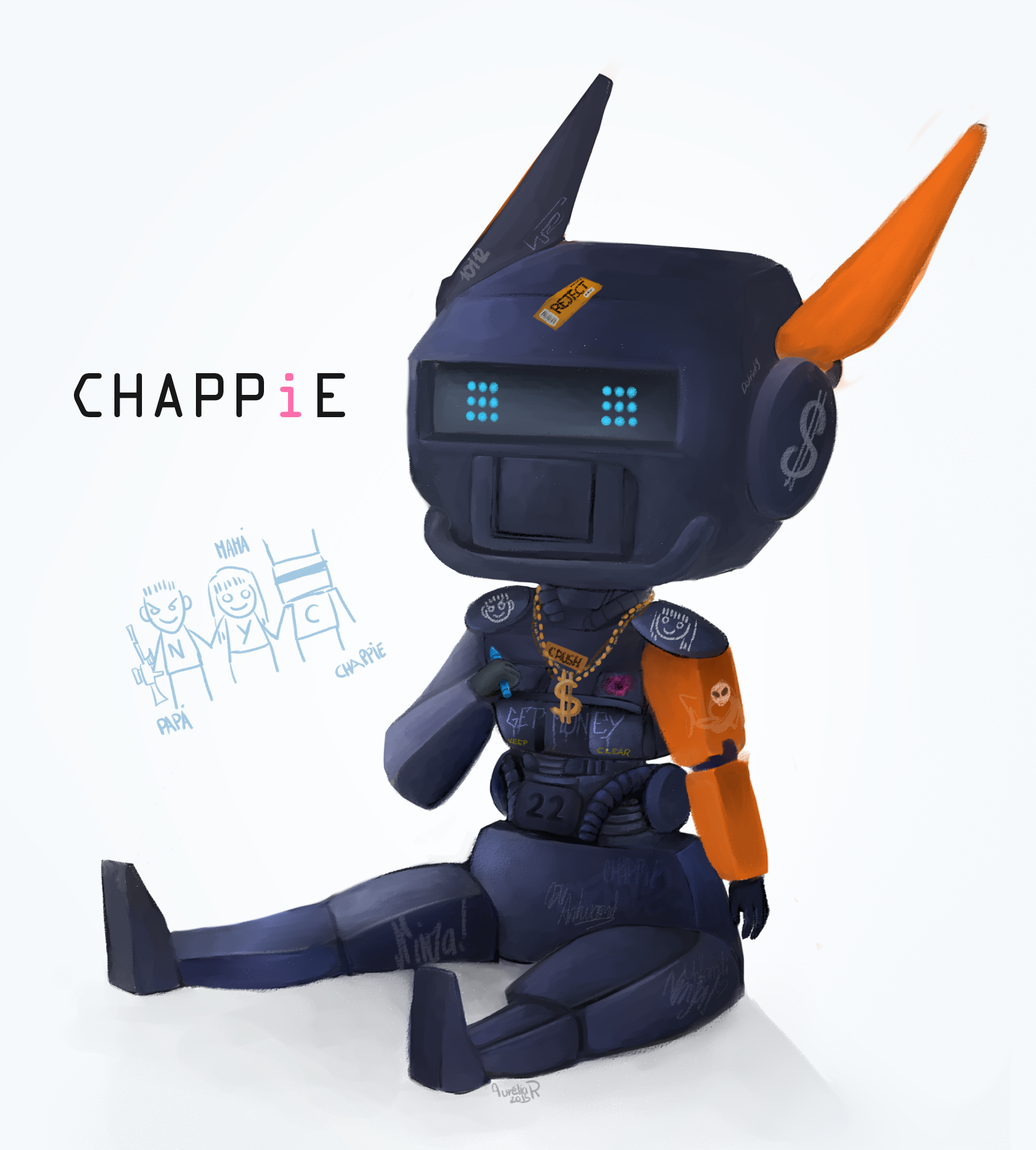 Chappie by AureliaRatata on DeviantArt