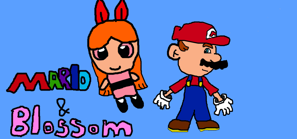 Mario and Blossom by SonicPal on DeviantArt