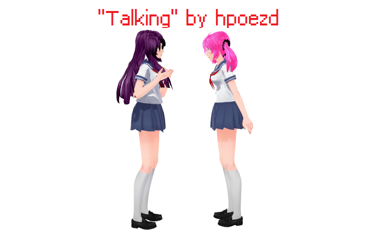 [MMD] Pose Talking +DL by hpoezd on DeviantArt