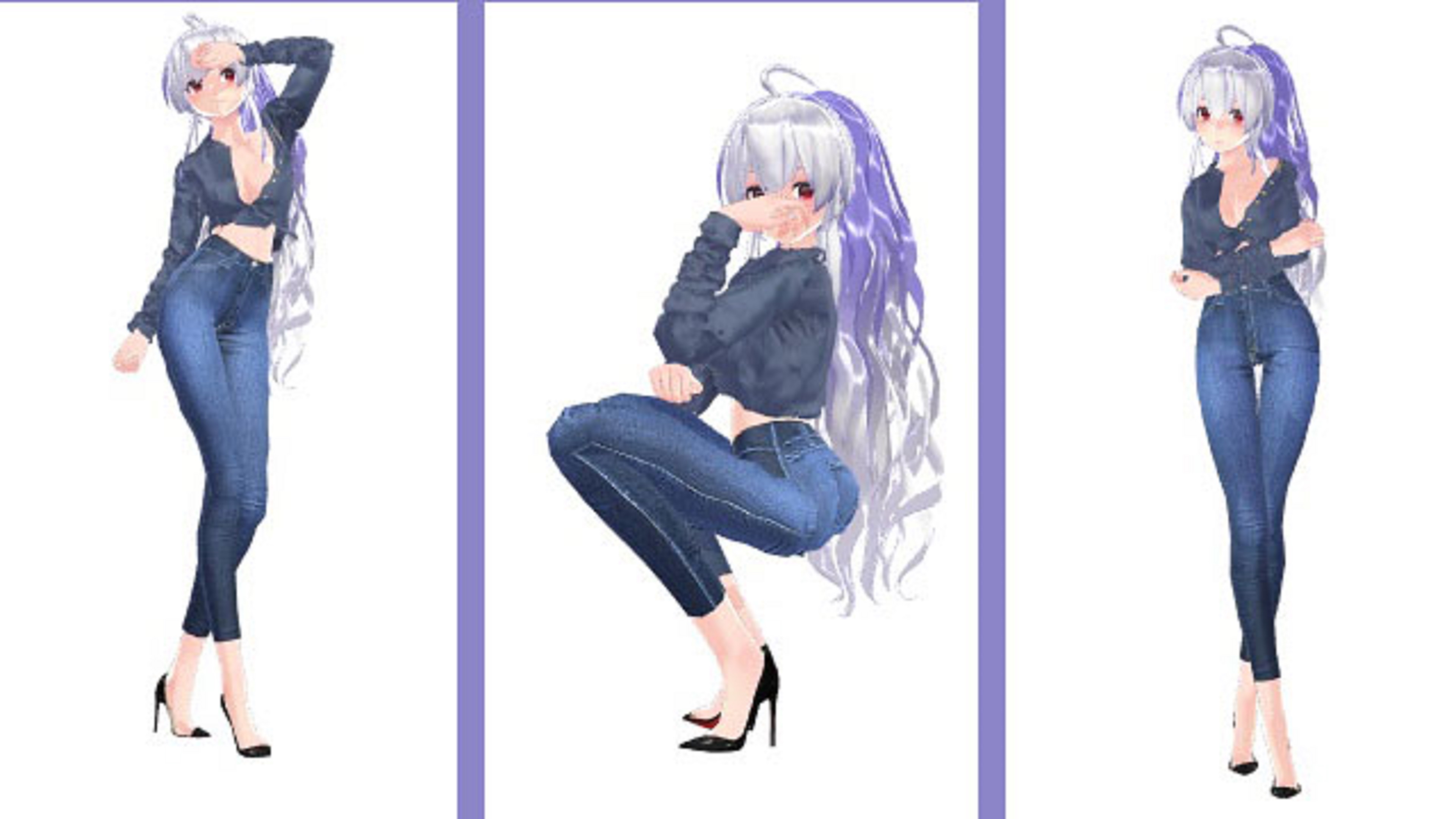 Tda Haku Random Model Dl Mmd By Mmdqueens On Deviantart