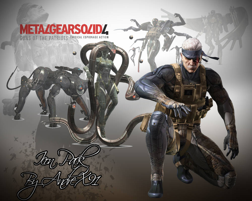 Metal Gear Solid 4 Icon Pack by Andrex91 on DeviantArt