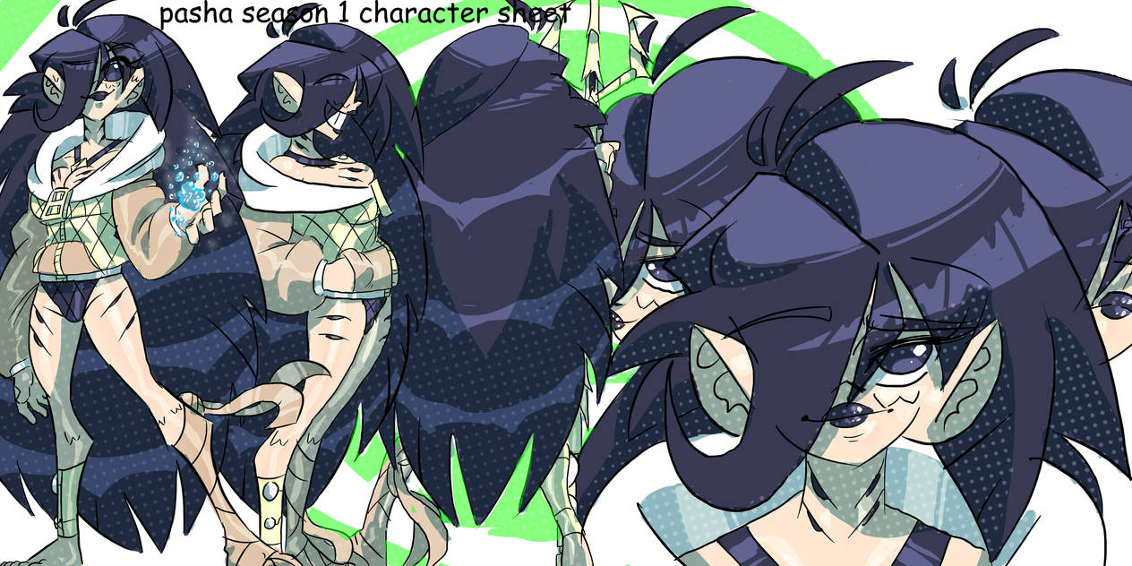 Pasha Updated Style Character Sheet. by thewarnoverseshub on DeviantArt