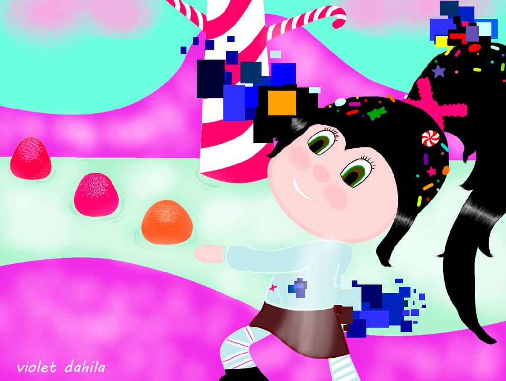 Vanellope Von Schweetz by Violetdahila on DeviantArt