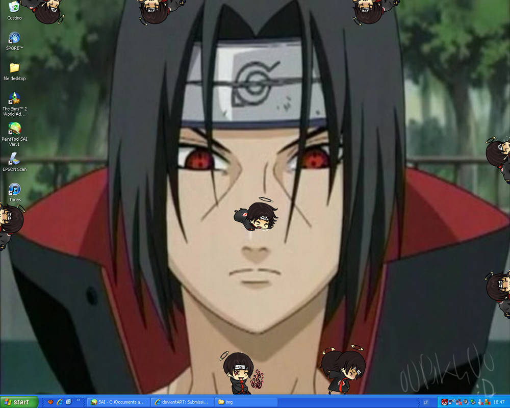 Santo Itachi Shimeji by o0P1K40o on DeviantArt