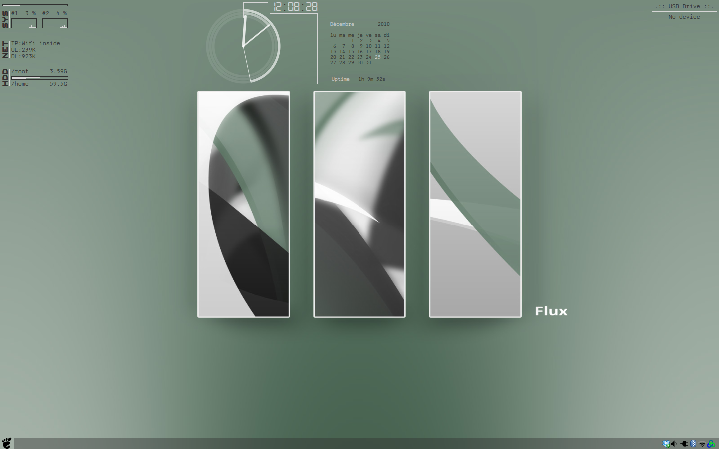 Conky - FLux by Fenouille84 on DeviantArt