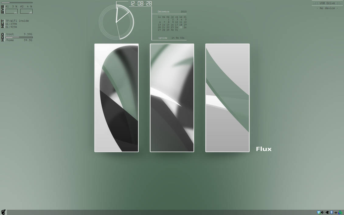 Conky - FLux by Fenouille84 on DeviantArt