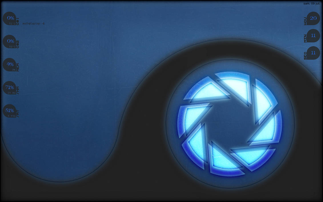 Conky - Aperture by Fenouille84 on DeviantArt