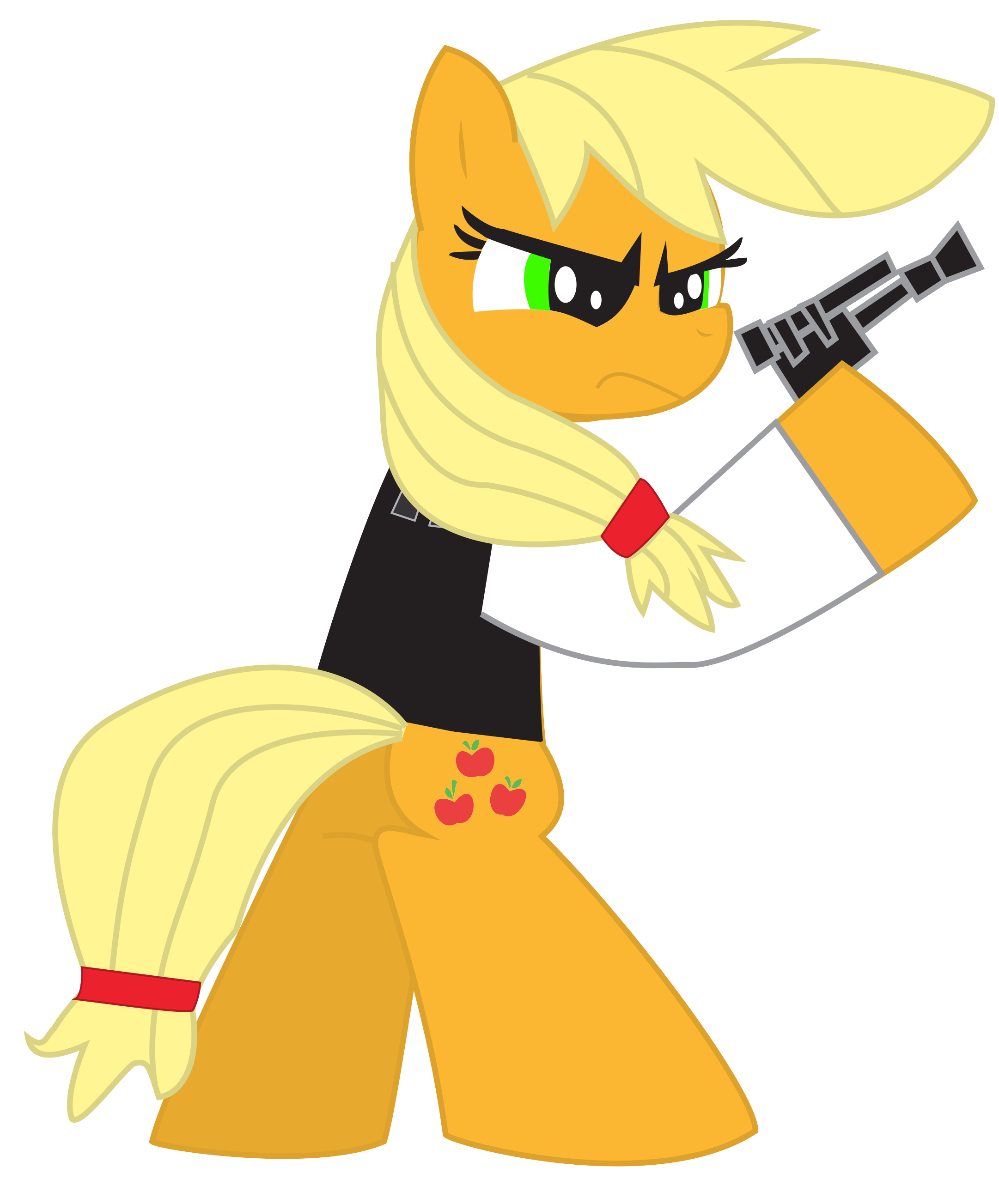 AppleJack as Han Solo in Star Wars by EJFireLightningArts on DeviantArt