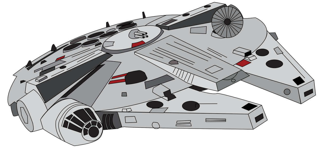 Millennium Falcon by EJFireLightningArts on DeviantArt