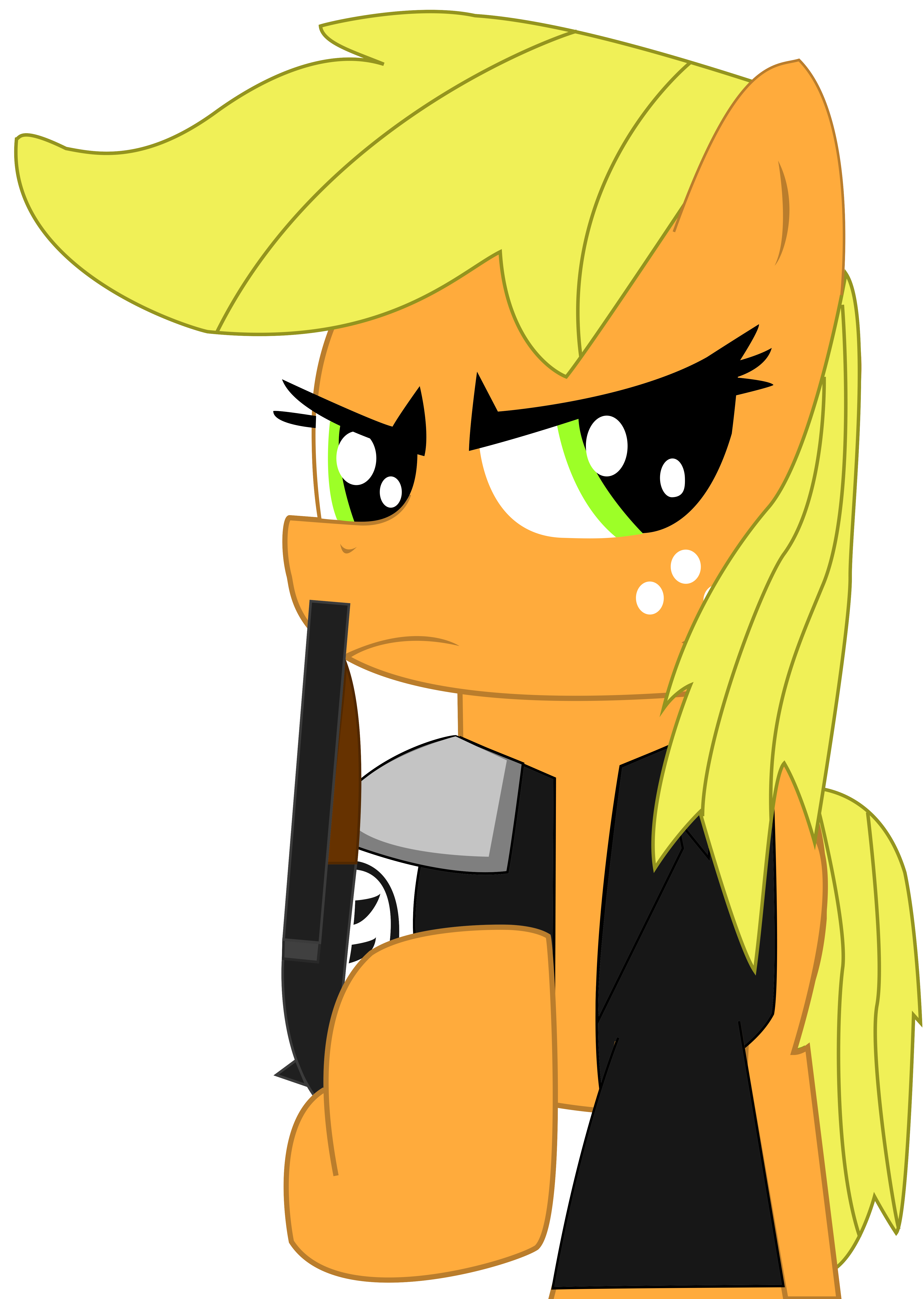AppleJack as Max in MAD MAX TRILOGY by EJFireLightningArts on DeviantArt
