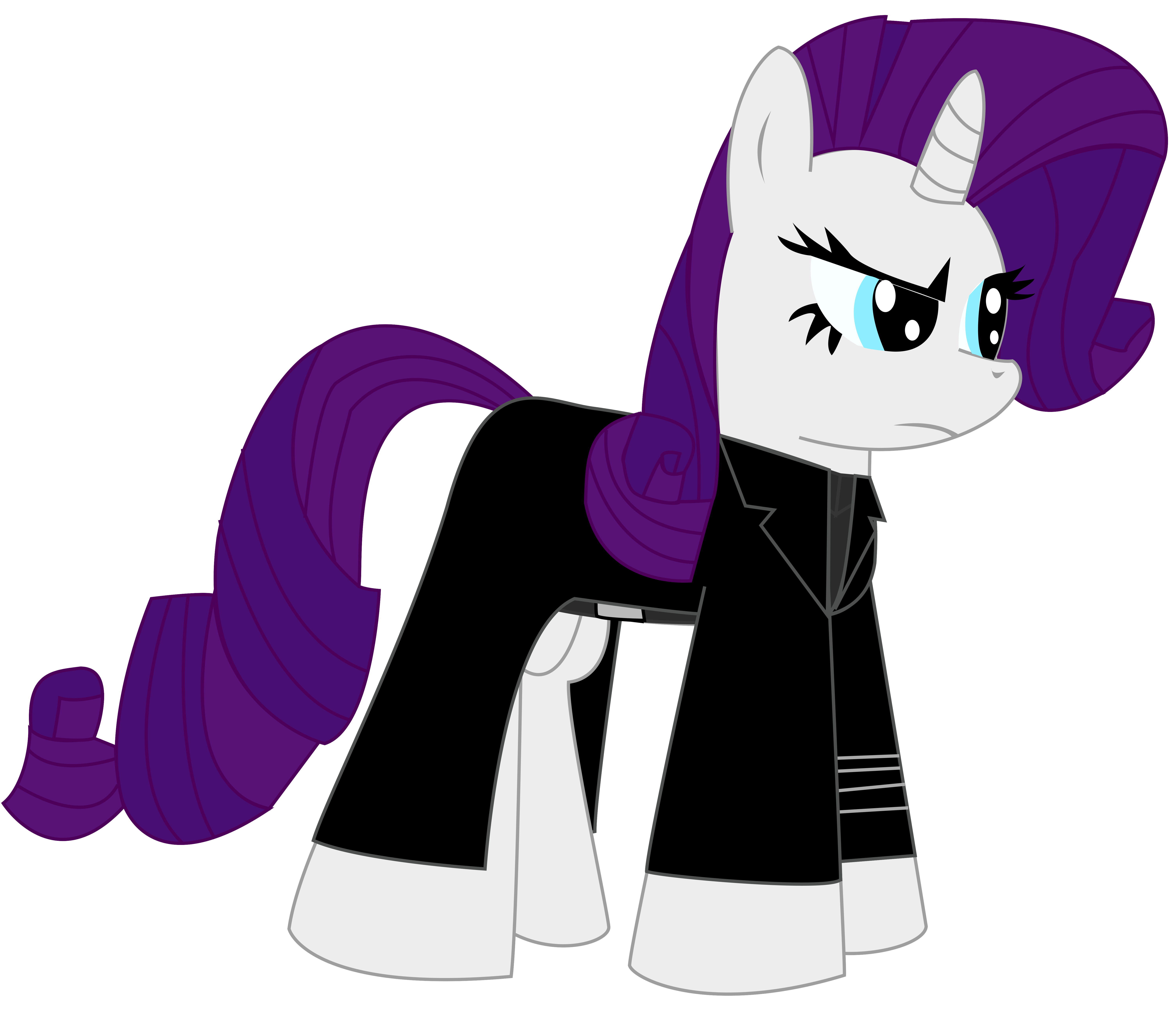 Rarity as General hux in star wars 7 by EJFireLightningArts on DeviantArt