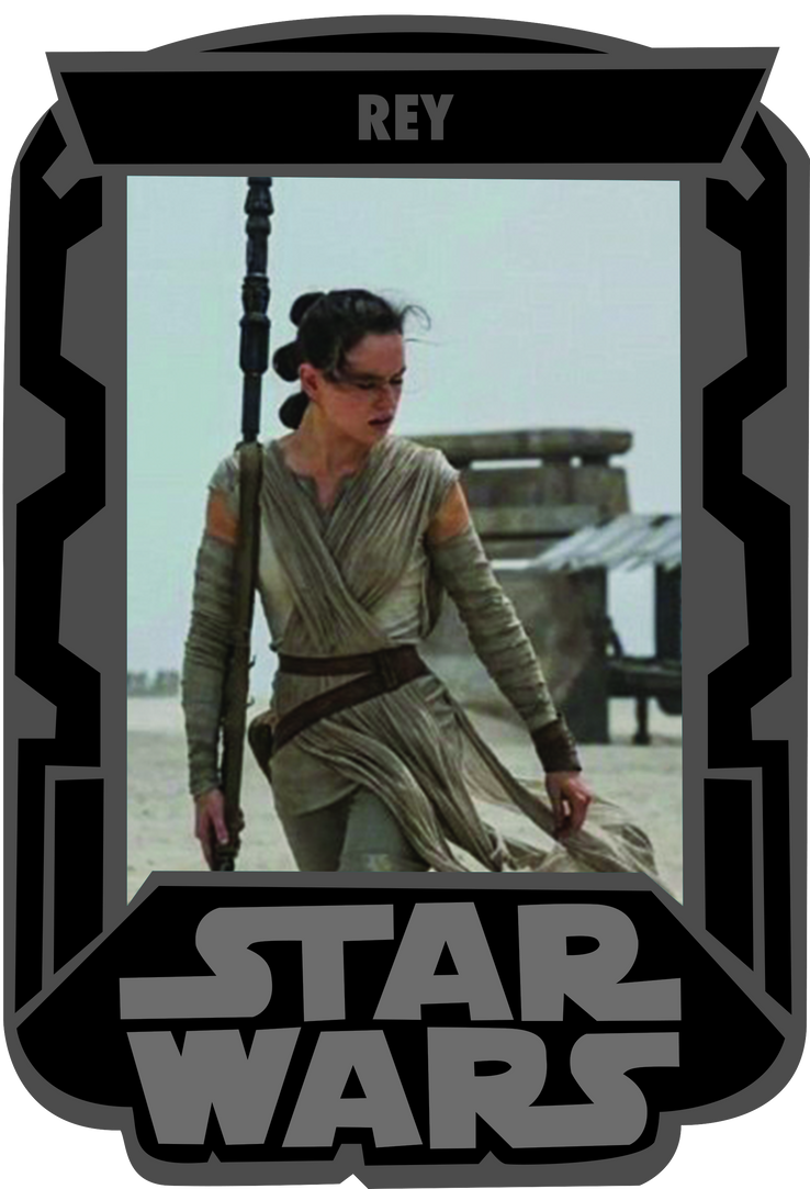 Star wars pin collection design (Rey) by EJFireLightningArts on DeviantArt