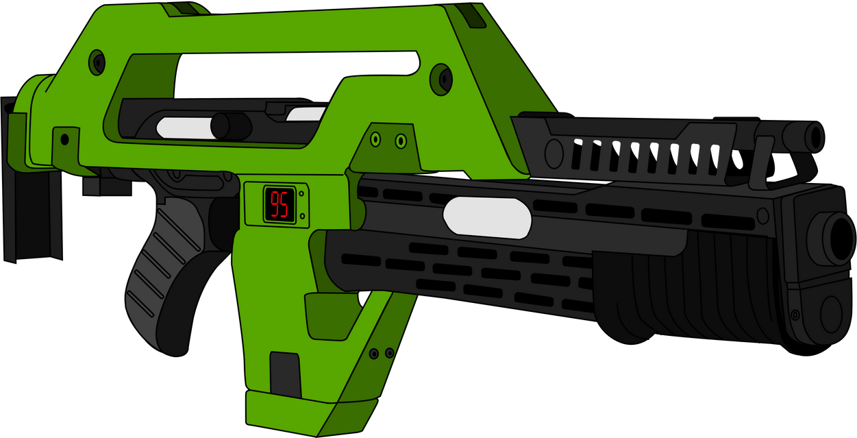 M41a Pulse Rifle by EJFireLightningArts on DeviantArt